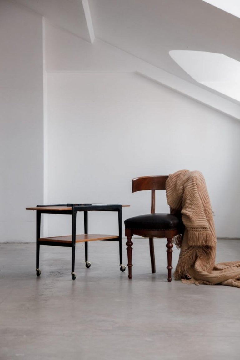 Scandinavian Bar Table on Wheels by Designer Yngve Ekstrom For Sale at ...