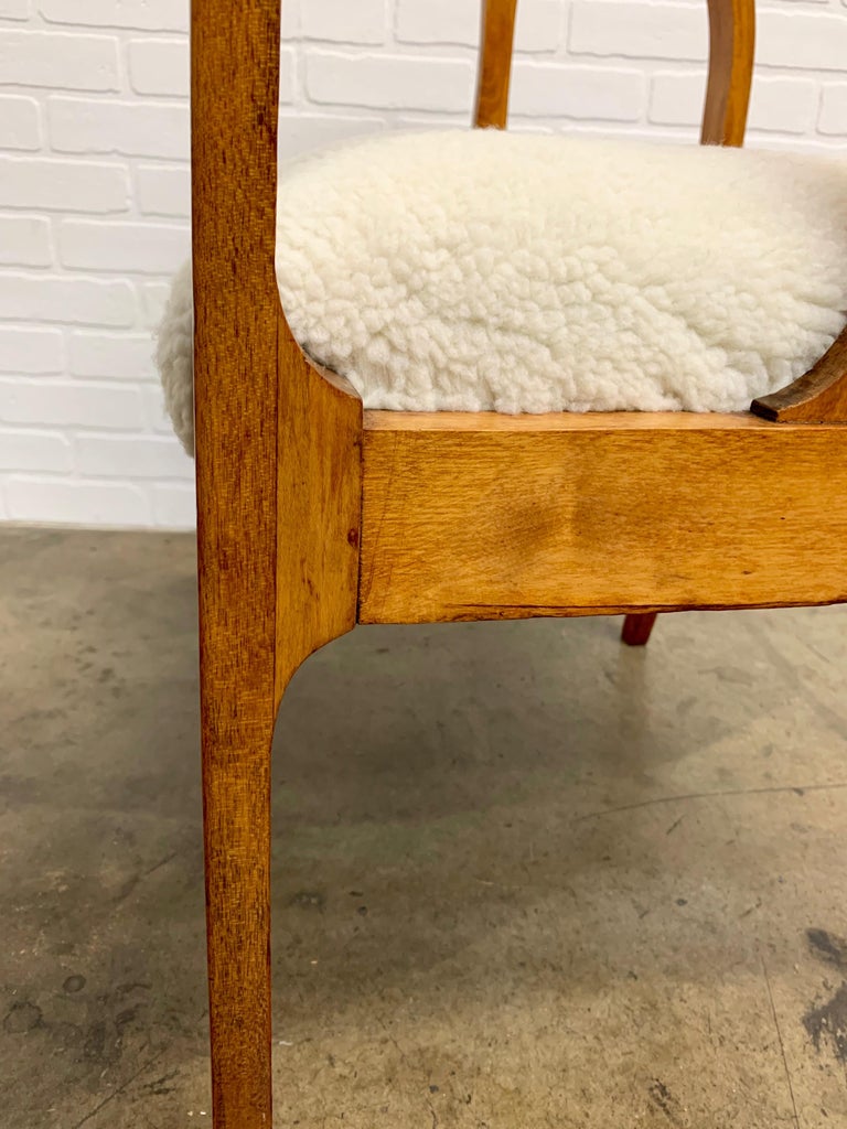 Scandinavian Birch Hall Bench at 1stDibs