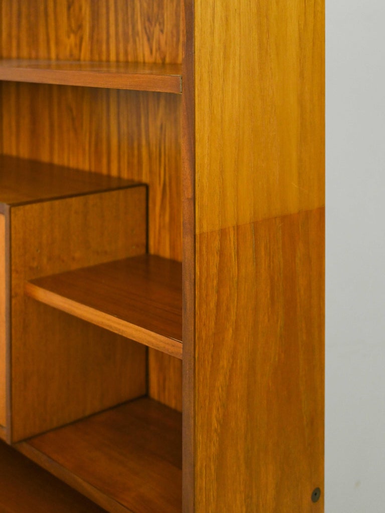 Scandinavian Bookcase with Bar Compartment For Sale at 1stDibs