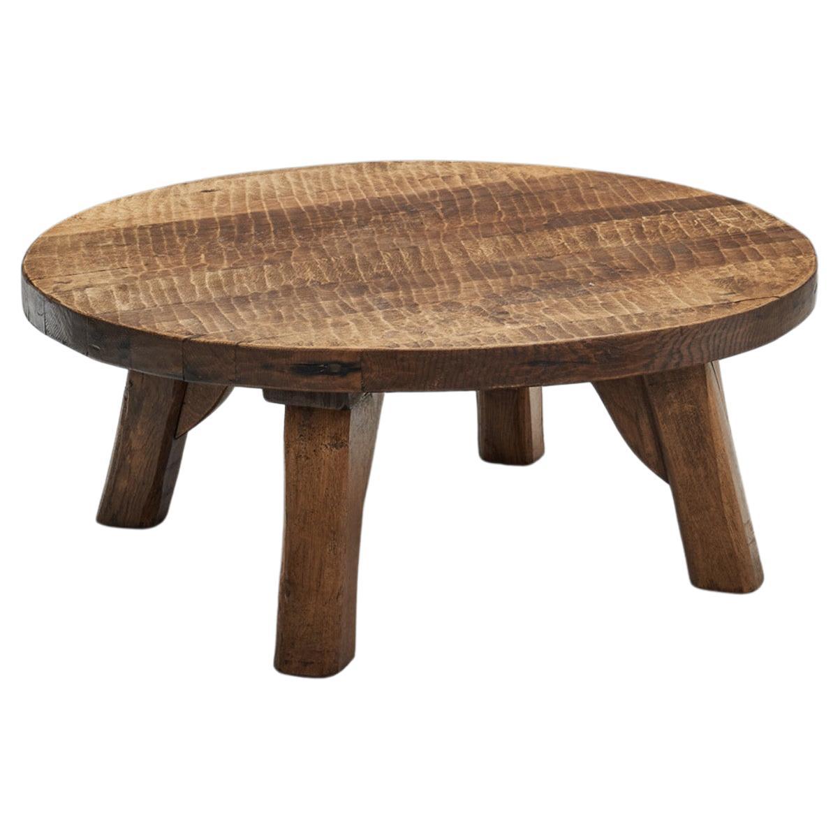 Scandinavian Solid Wood Coffee Table, Scandinavia ca 1950s at 1stDibs
