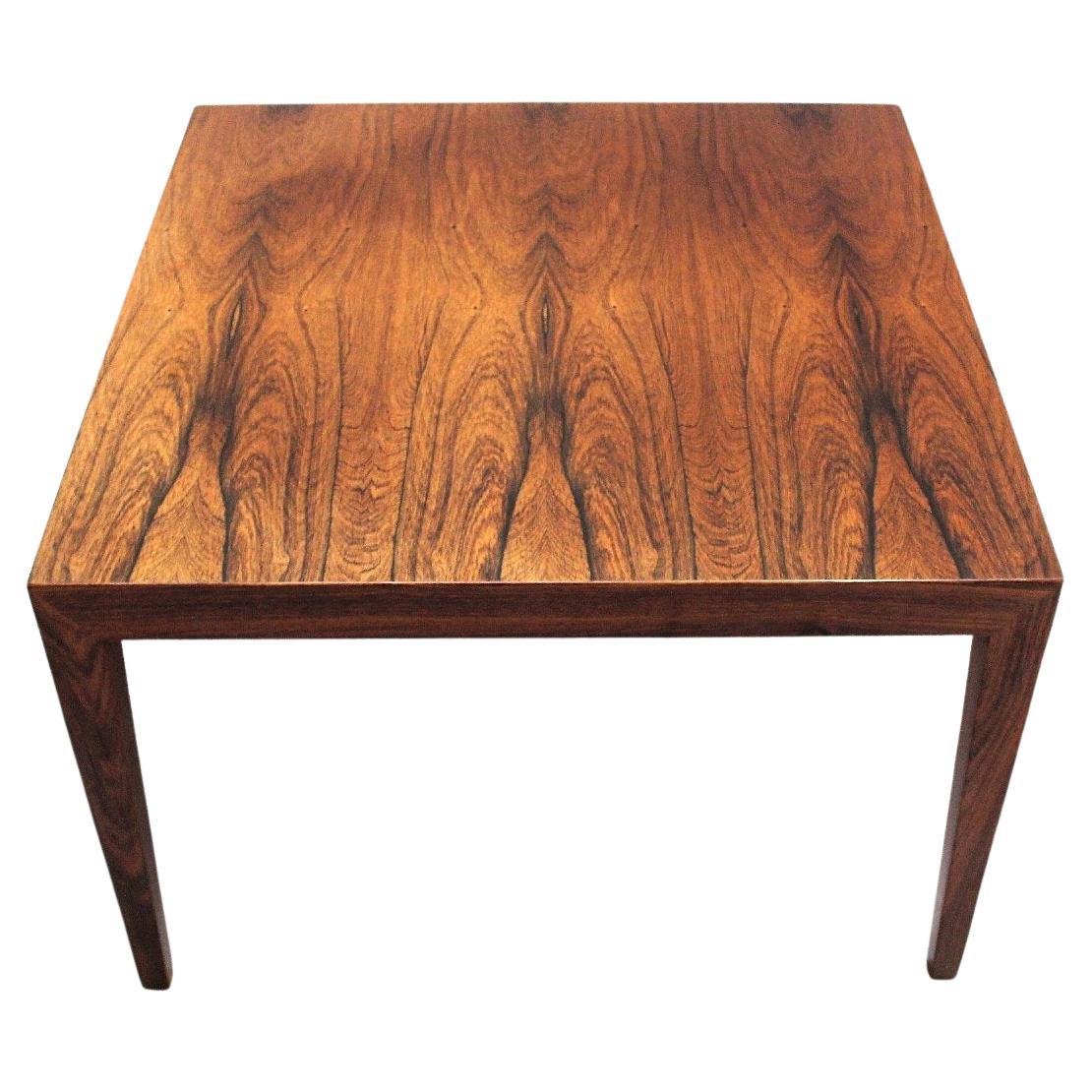 Severin Hansen Coffee Table with Ceramic Tile Top, 1960s at 1stDibs