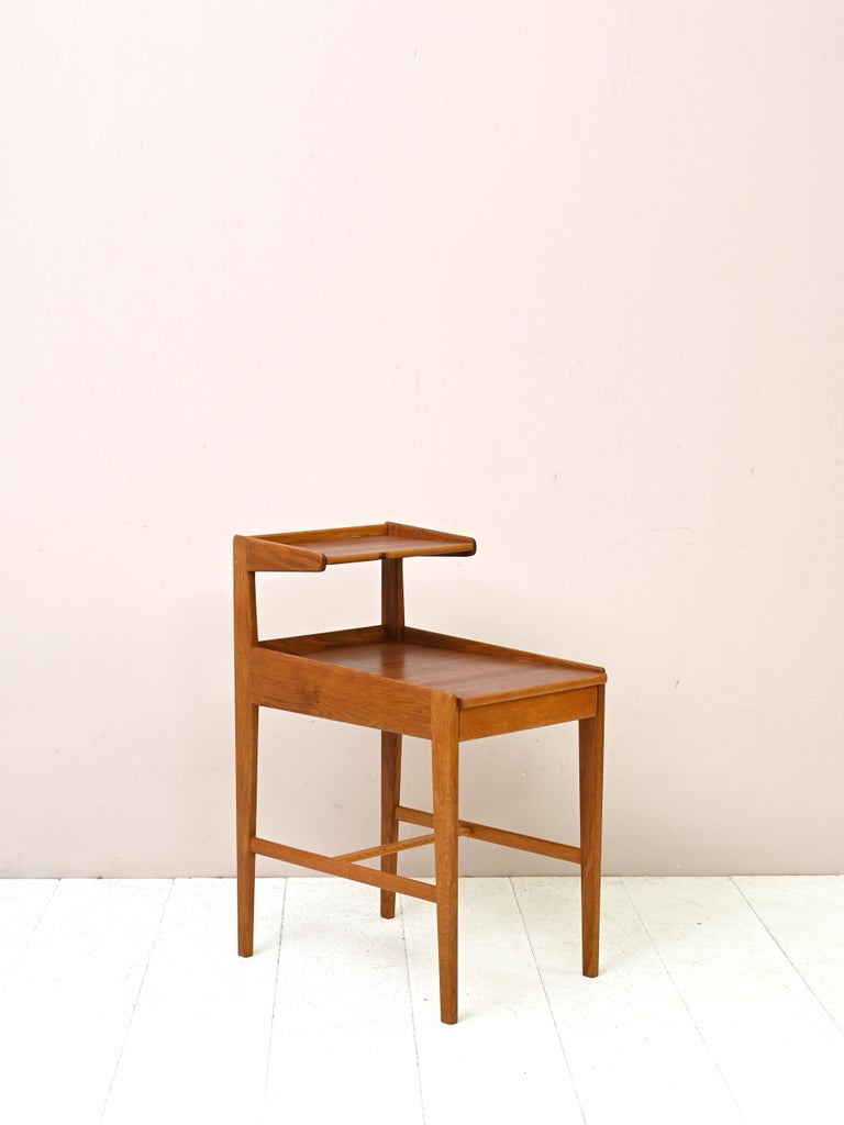 Scandinavian Coffee Table with Double Table Top For Sale at 1stDibs