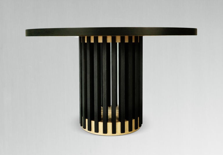 Scandinavian Designer Ecological Round Table For Sale at 1stDibs