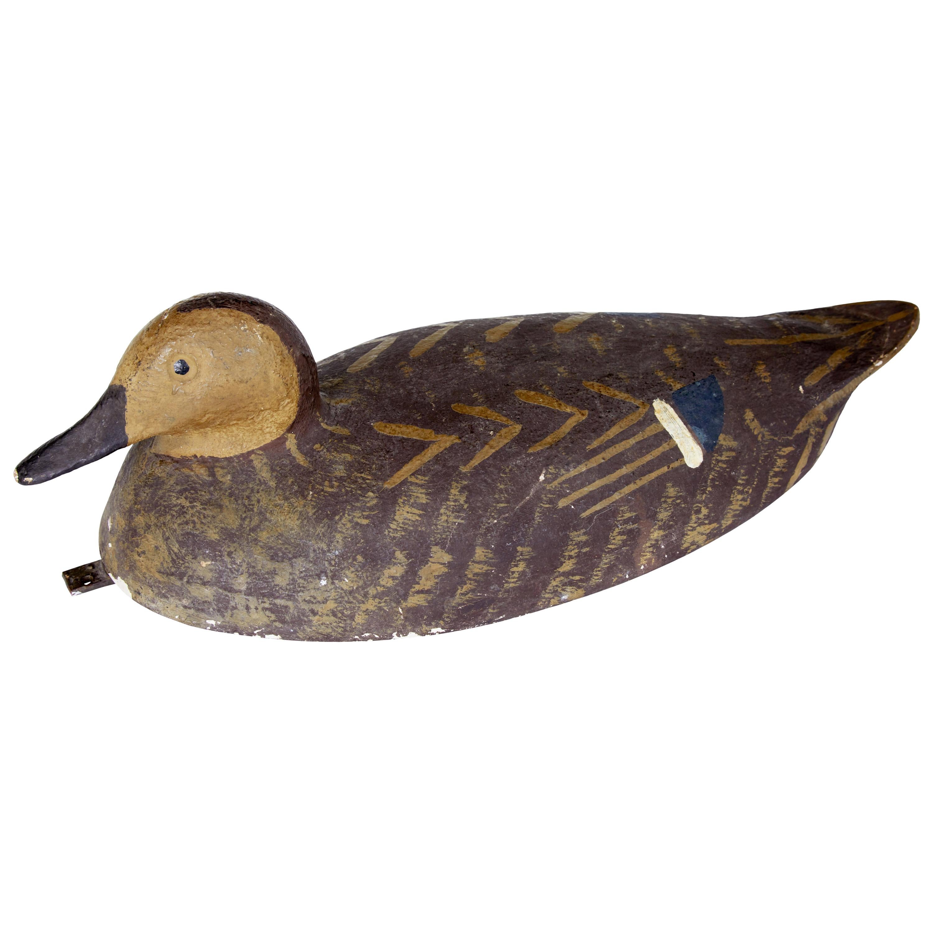 Scandinavian Early 20th Century Ideal Vetter Decoy Duck at 1stDibs
