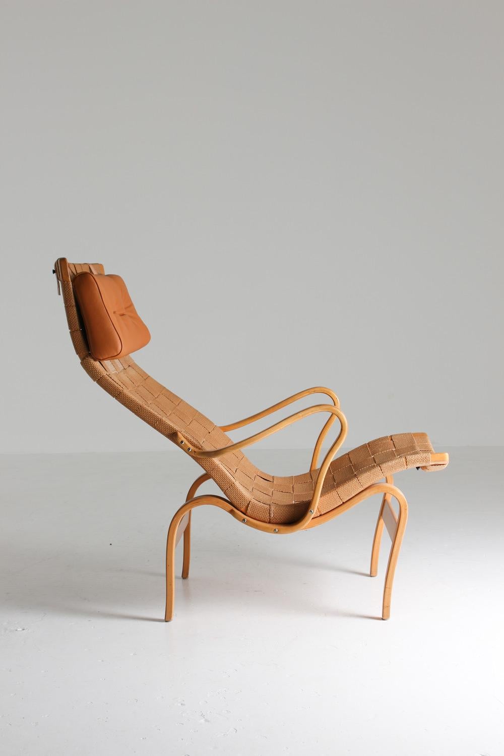 Scandinavian Easy Chair "Pernilla 1" by Bruno Mathsson at 1stDibs ...