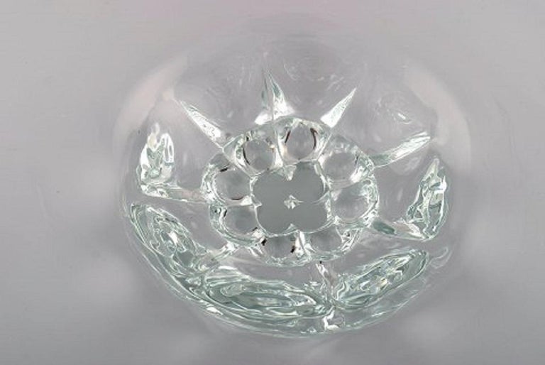 Scandinavian Glass Artist, Large Bowl in Mouth Blown Art Glass, 1960s ...
