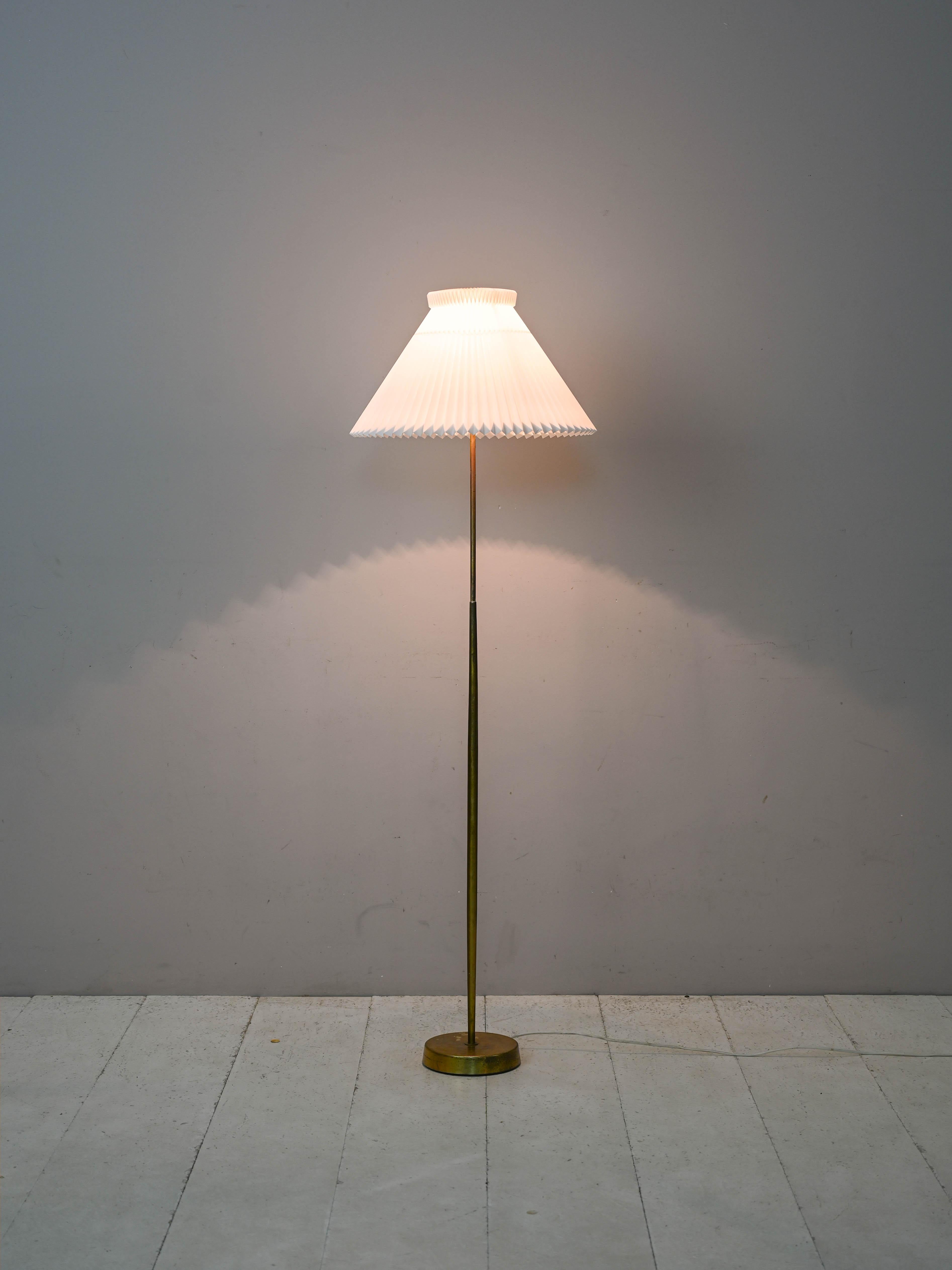 Scandinavian Lamp with Paper Shade For Sale at 1stDibs