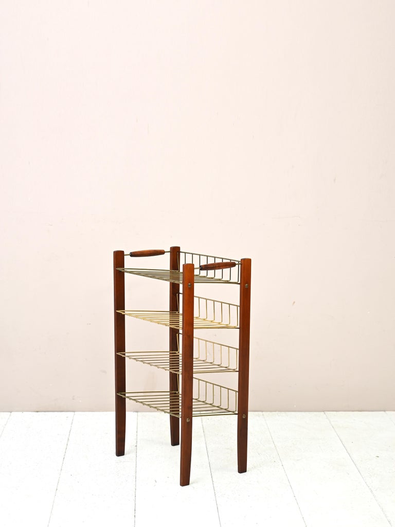 Scandinavian Magazine Rack For Sale at 1stDibs
