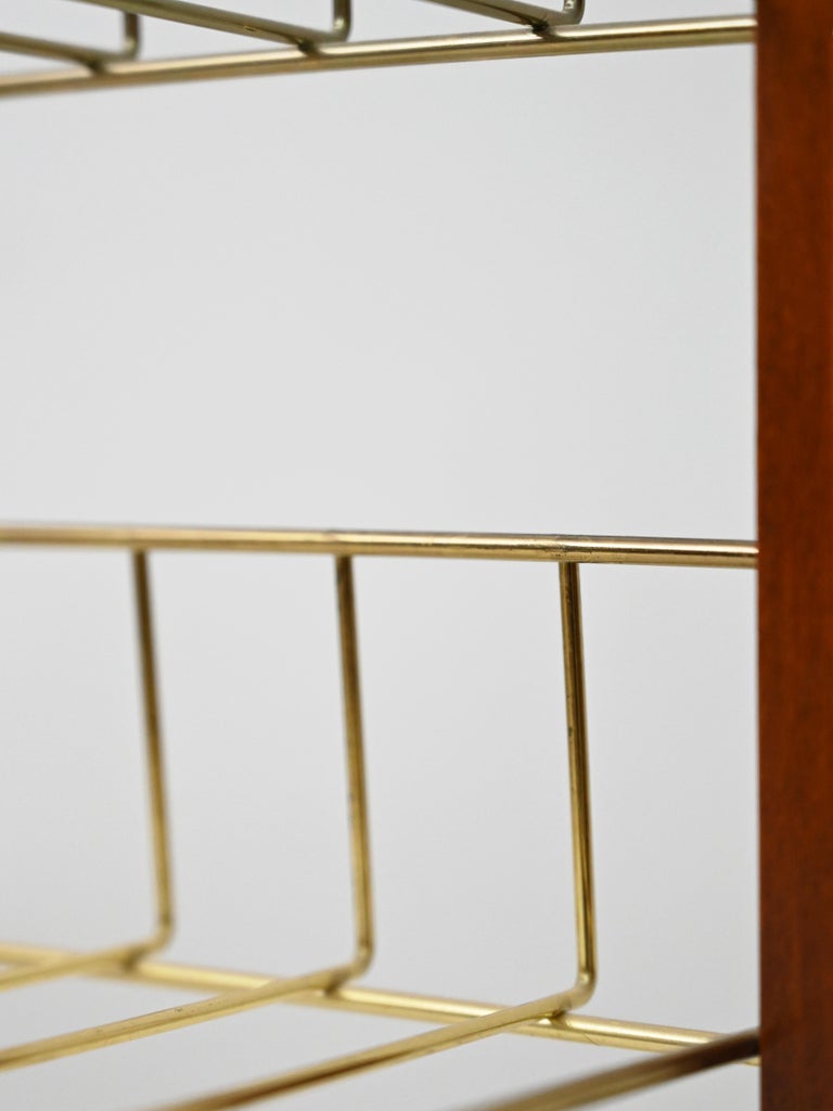 Scandinavian Magazine Rack For Sale at 1stDibs