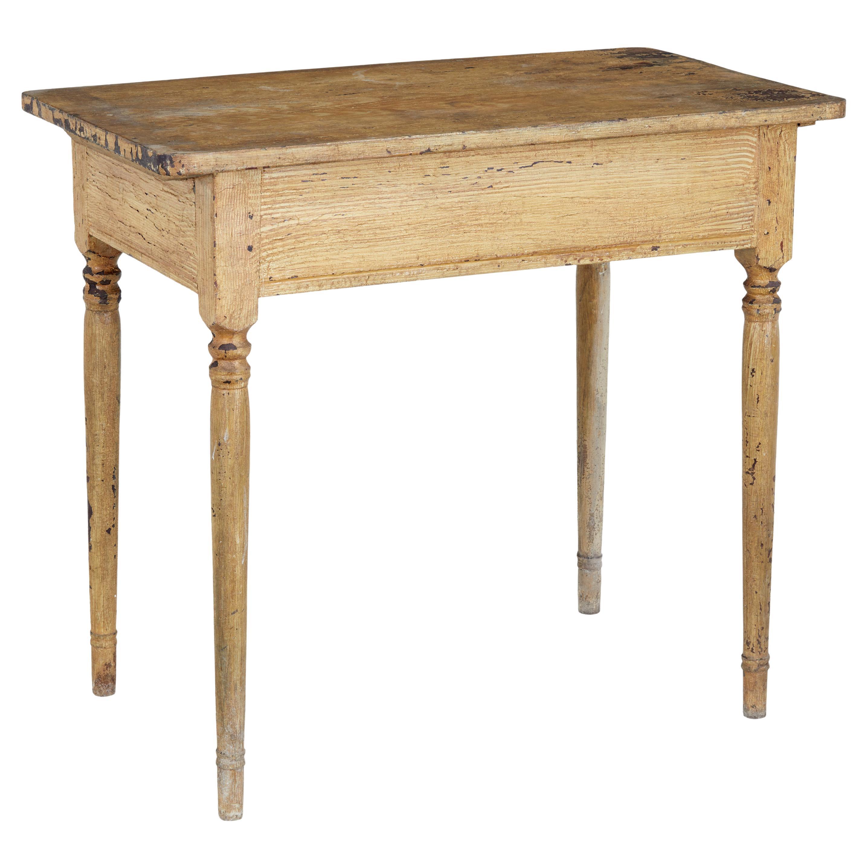 19th Century Country Side Table Original White Painted Surface For Sale ...