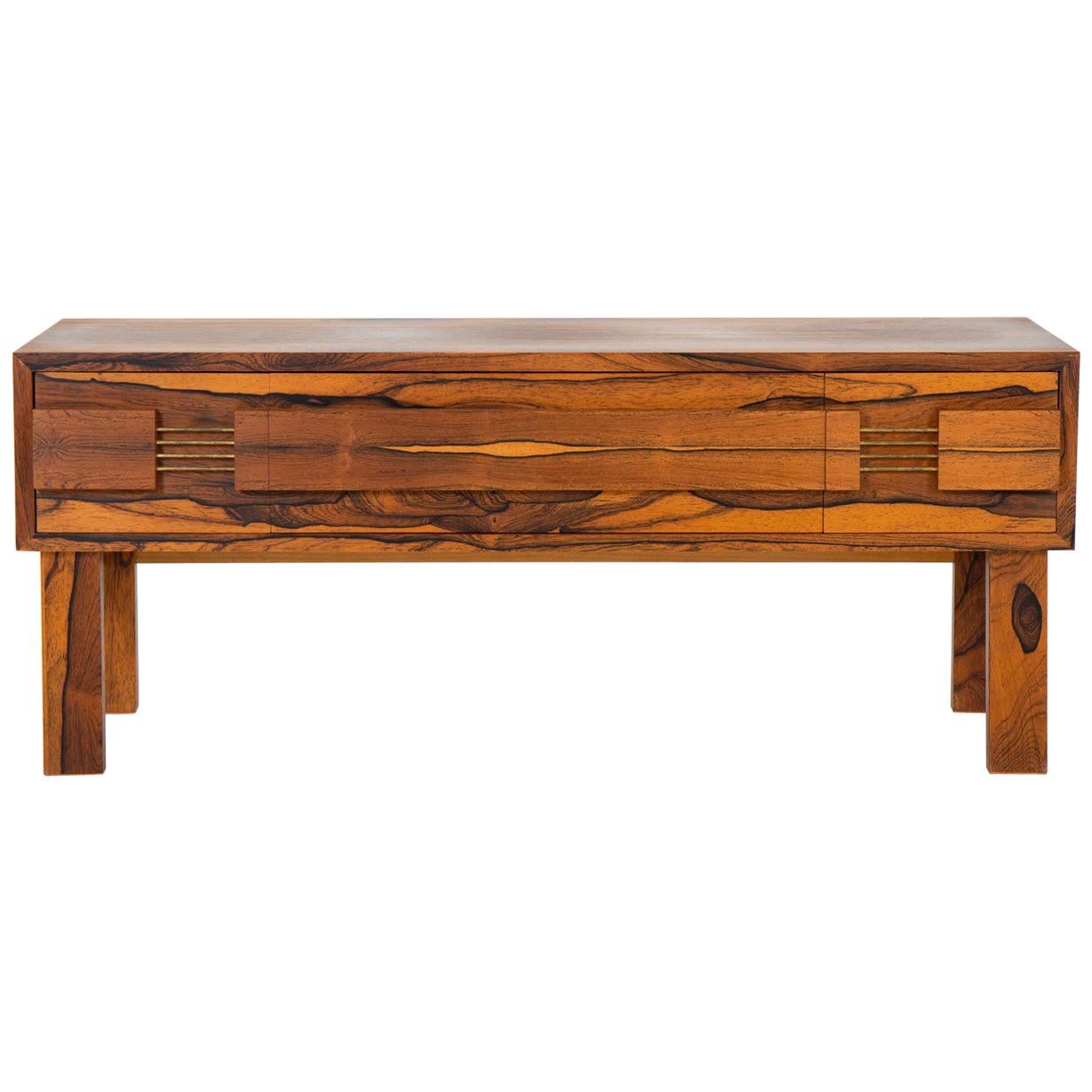 Scandinavian Mid Century Hallway Chest in Rosewood by Glas and Trä at ...