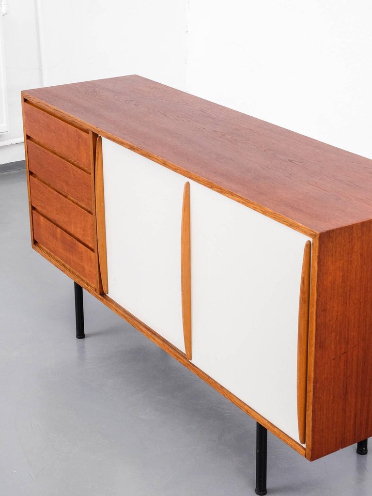 Scandinavian Mid-Century Modern Teak Sideboard, Model 4004, Olli Borg ...