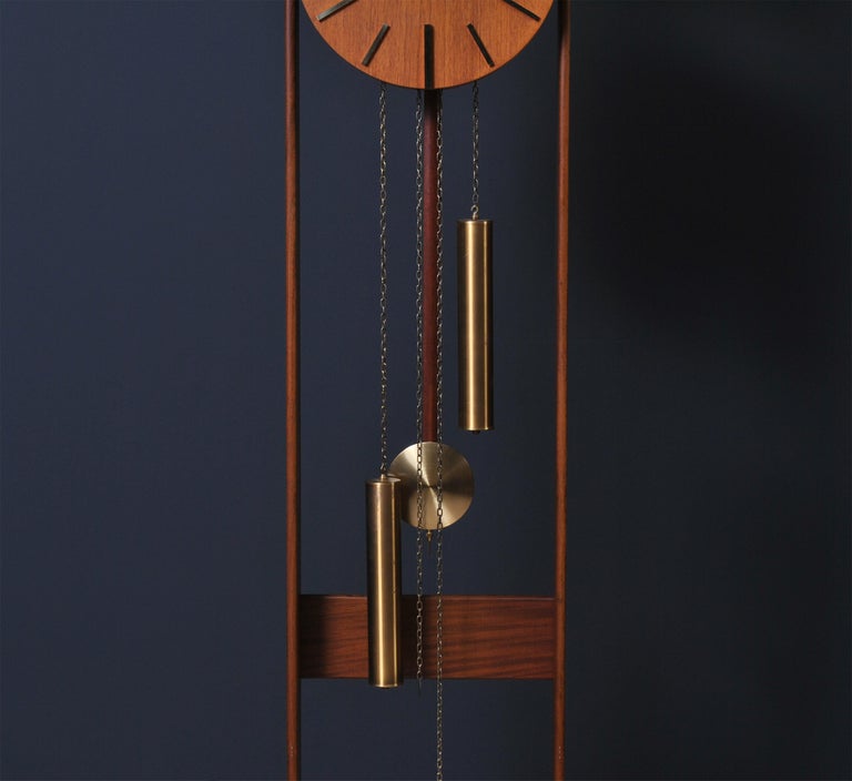 Scandinavian Mid-Century Modern Clock at 1stDibs