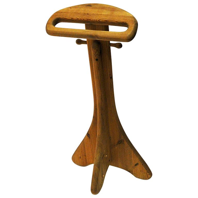 Norwegian Pine Stool Pair from Krogenæs Møbler, 1970s at 1stDibs