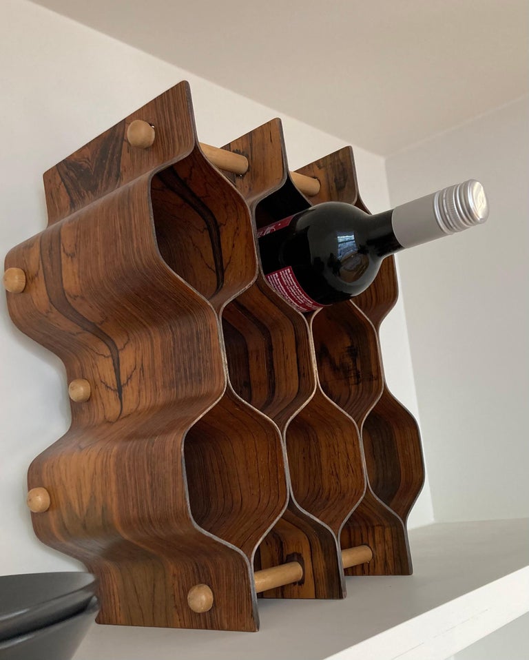 Scandinavian Modern Beehive wine rack, 1950's For Sale at 1stDibs