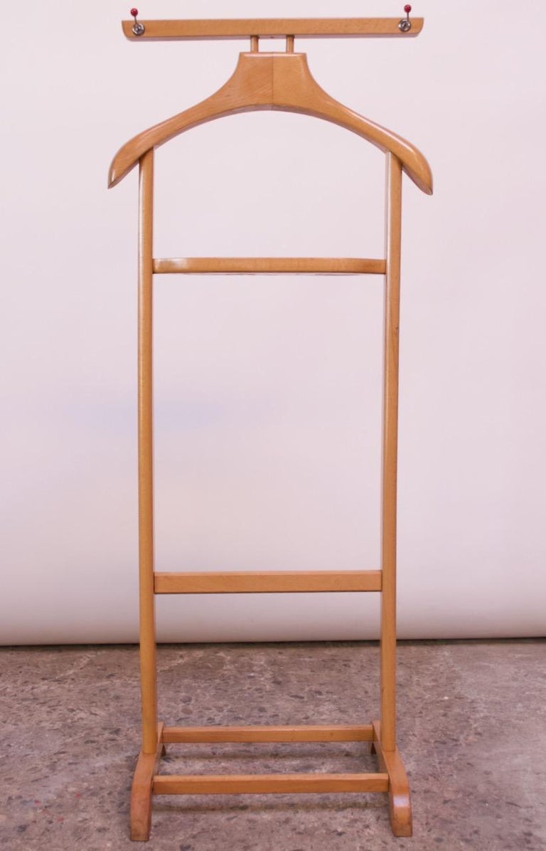 Scandinavian Modern Birchwood Valet For Sale at 1stDibs