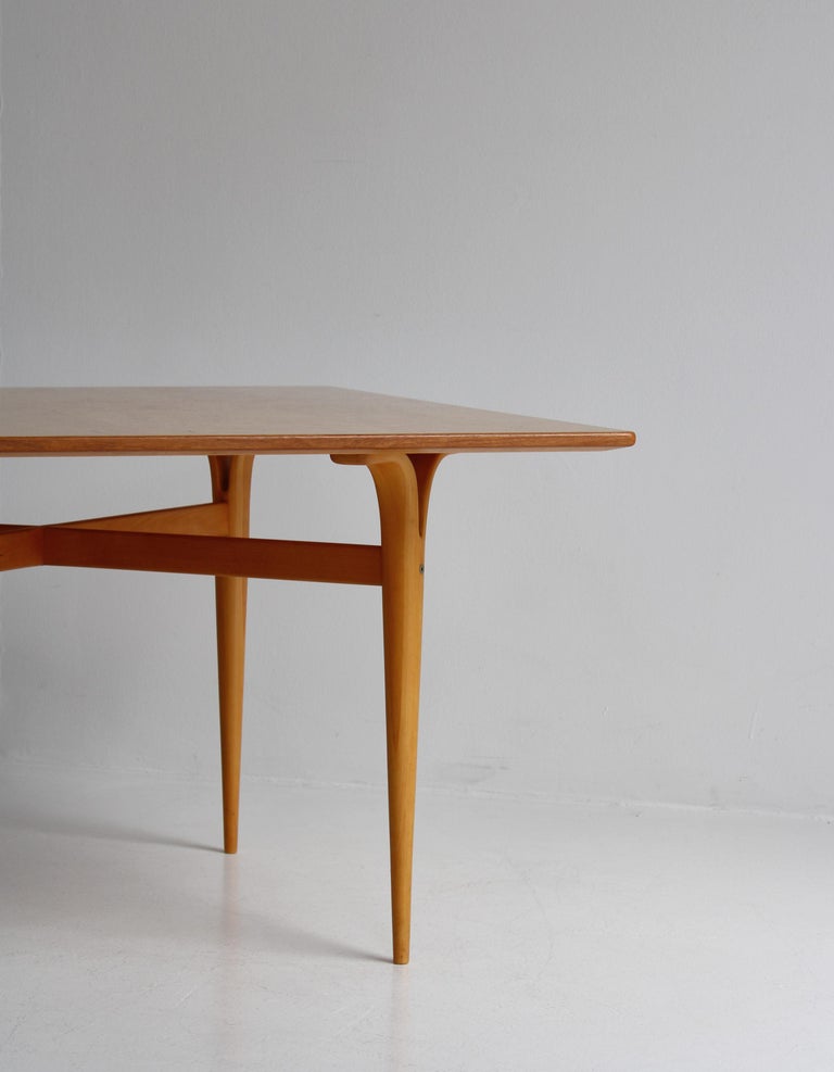Scandinavian Modern Cleft-Leg Table by Bruno Mathsson for Karl Mathsson ...