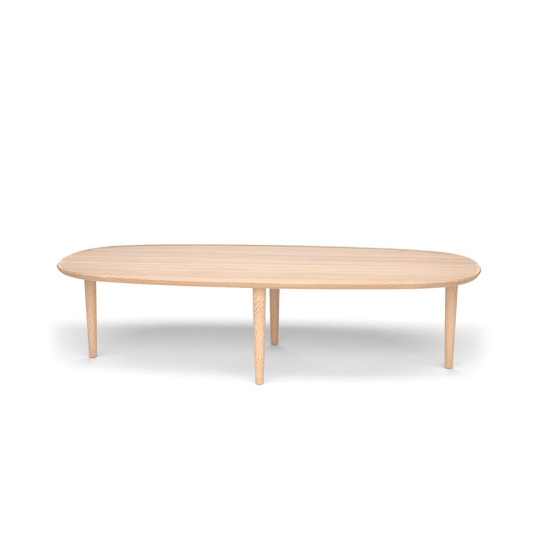 Scandinavian Modern Coffee Table 'Fiori' 140, Black Oak For Sale at 1stDibs