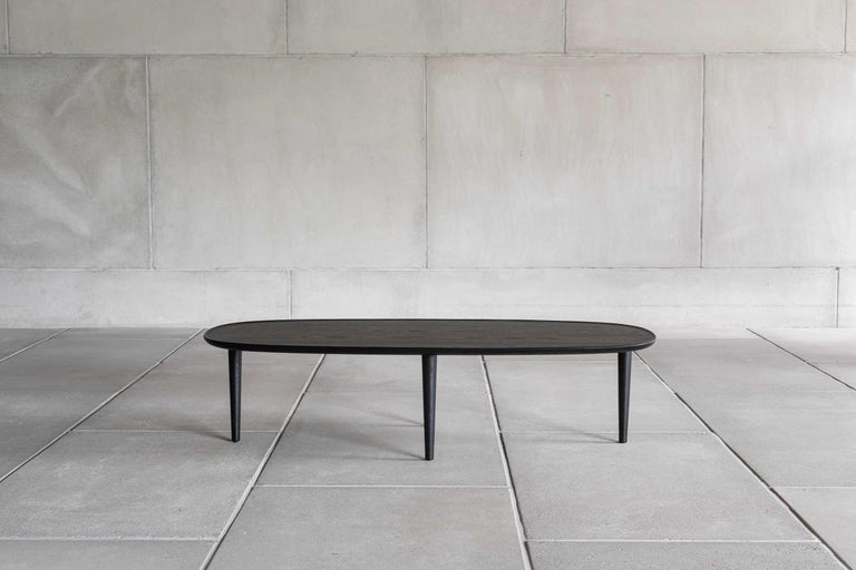 Scandinavian Modern Coffee Table 'Fiori' 140, Dark Oak For Sale at 1stDibs