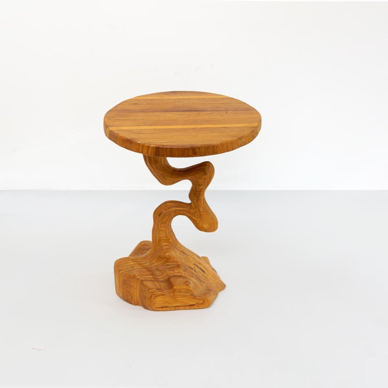 Scandinavian Modern Crooked Column Table at 1stDibs
