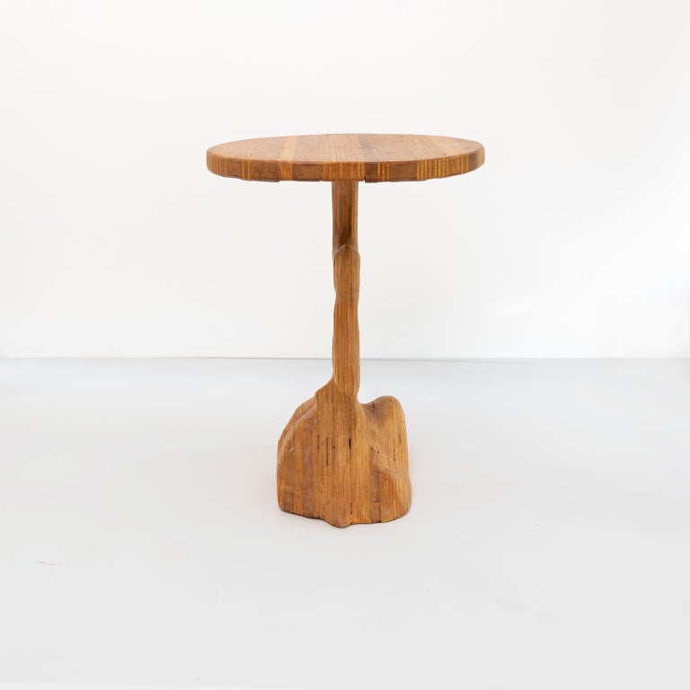Scandinavian Modern Crooked Column Table at 1stDibs