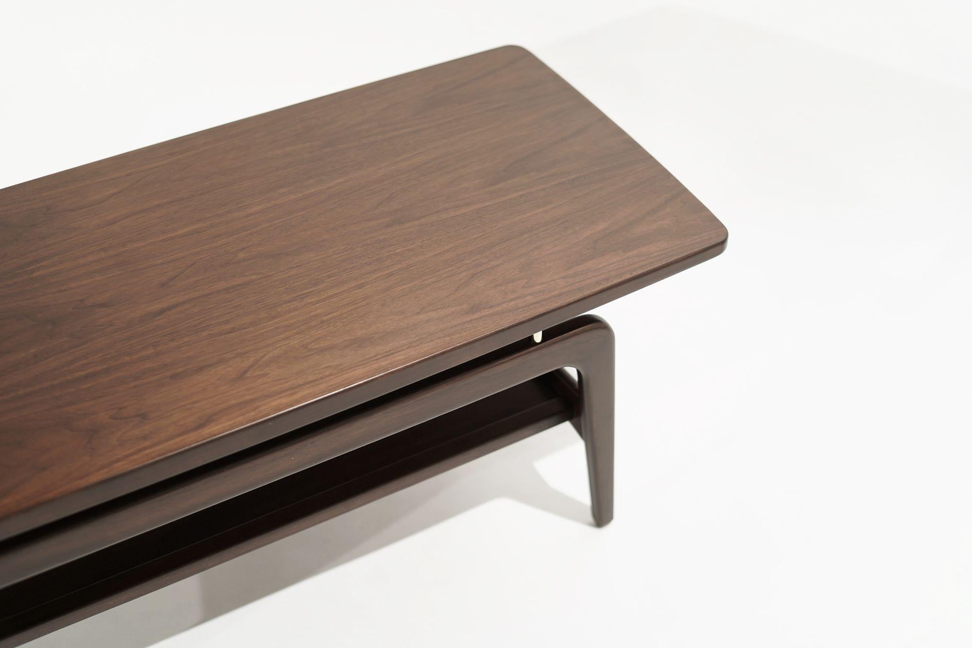 Scandinavian Modern Floating Top Coffee Table, 1950s at 1stDibs
