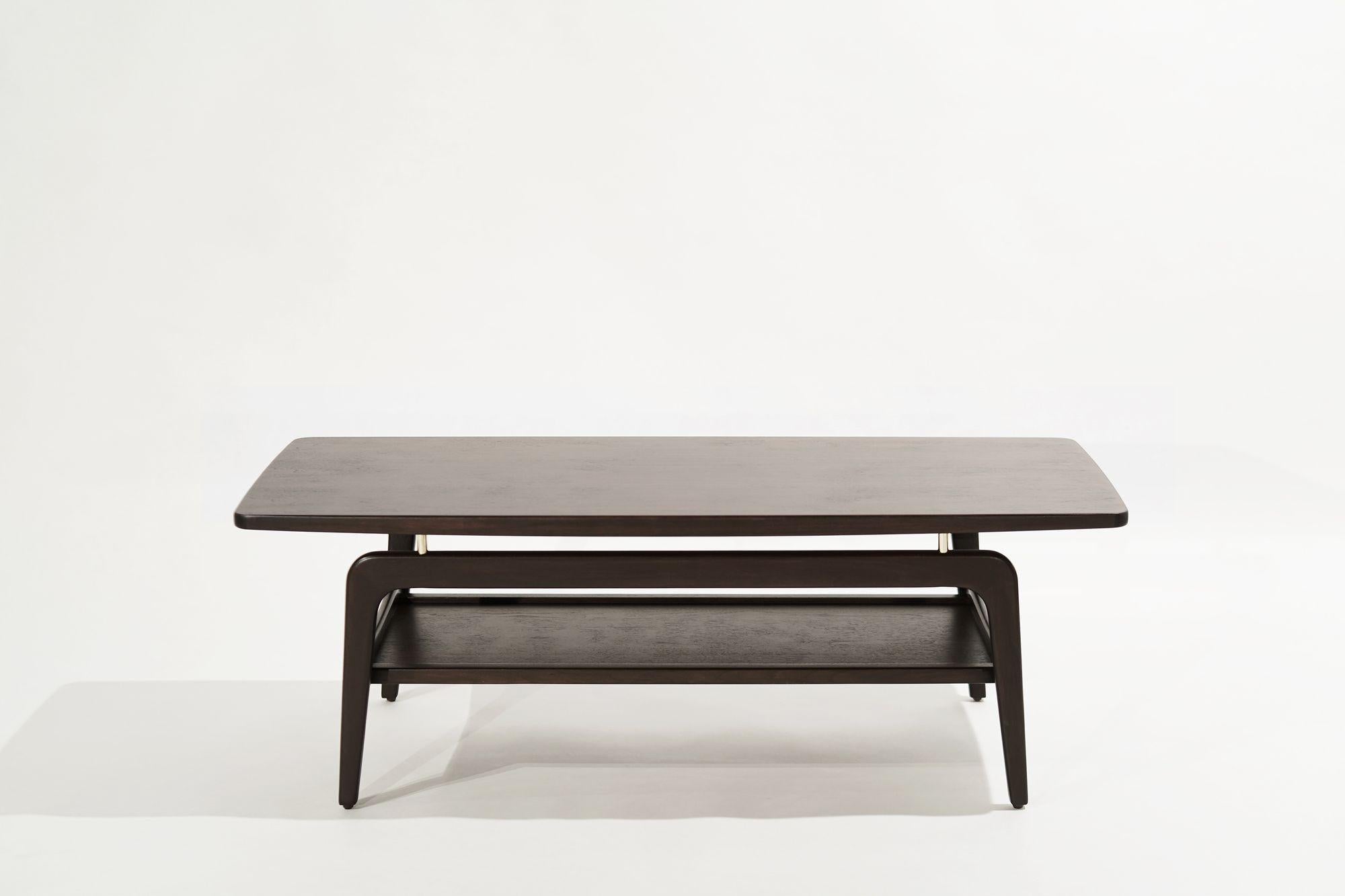 Scandinavian Modern Floating Top Coffee Table, 1950s at 1stDibs