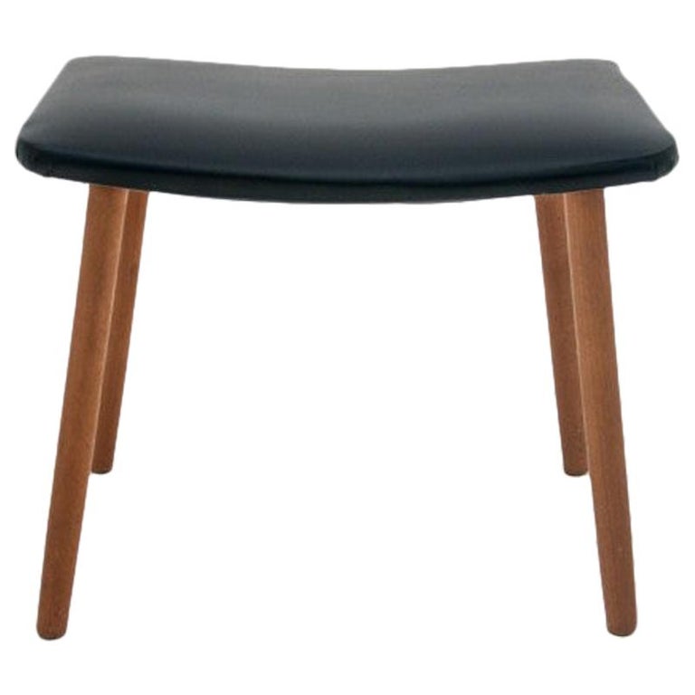 Scandinavian Modern Footstool, Faux Leather, Denmark, 1960s at 1stDibs ...