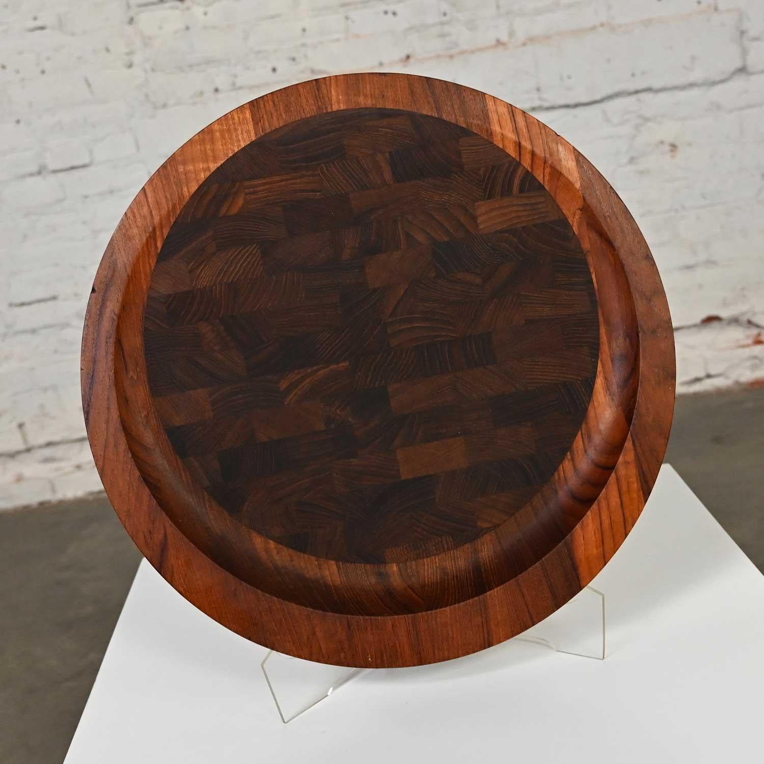 Scandinavian Modern Jens Quistgaard for Dansk Teak Asymmetrical Cutting ...