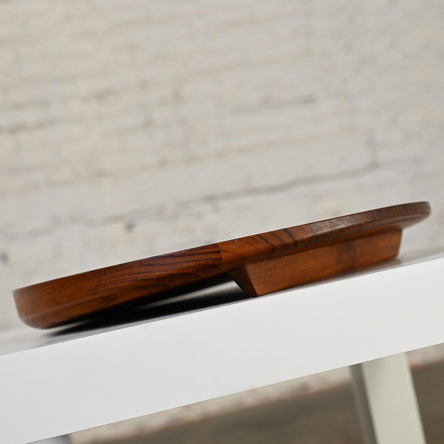 Scandinavian Modern Jens Quistgaard for Dansk Teak Asymmetrical Cutting ...