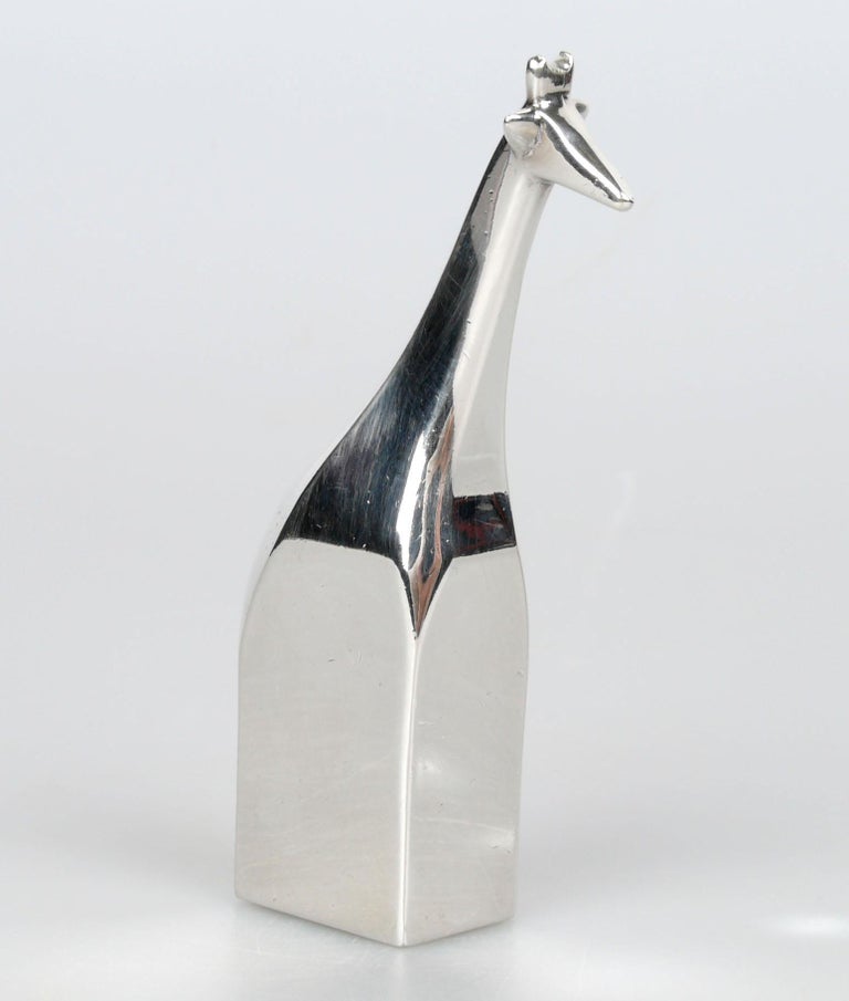 Scandinavian Modern Original Dansk Design Silver Plate Giraffe ...