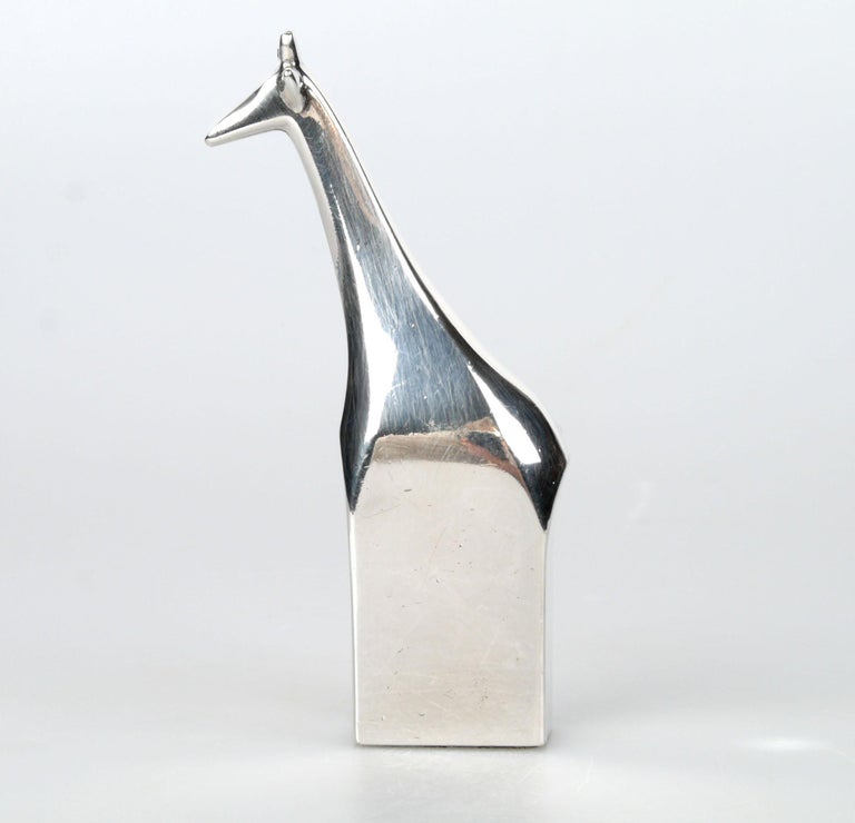 Scandinavian Modern Original Dansk Design Silver Plate Giraffe ...