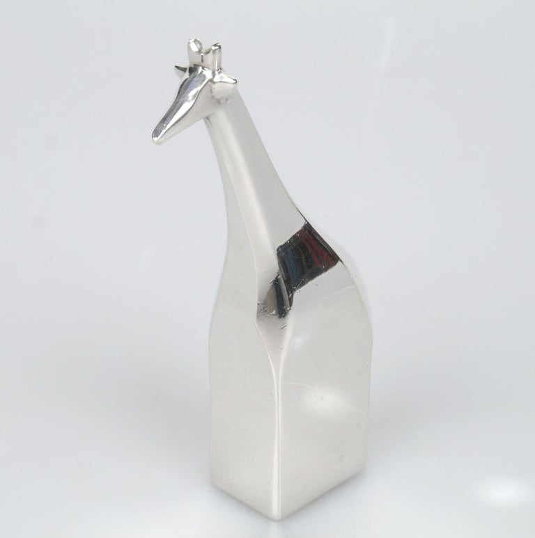 Scandinavian Modern Original Dansk Design Silver Plate Giraffe ...