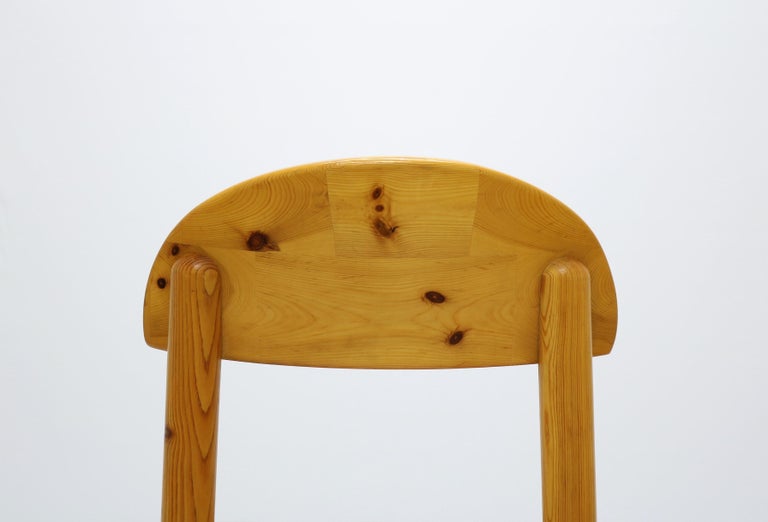 Scandinavian Modern Pine Wood Dining Chairs by Rainier Daumiller ...