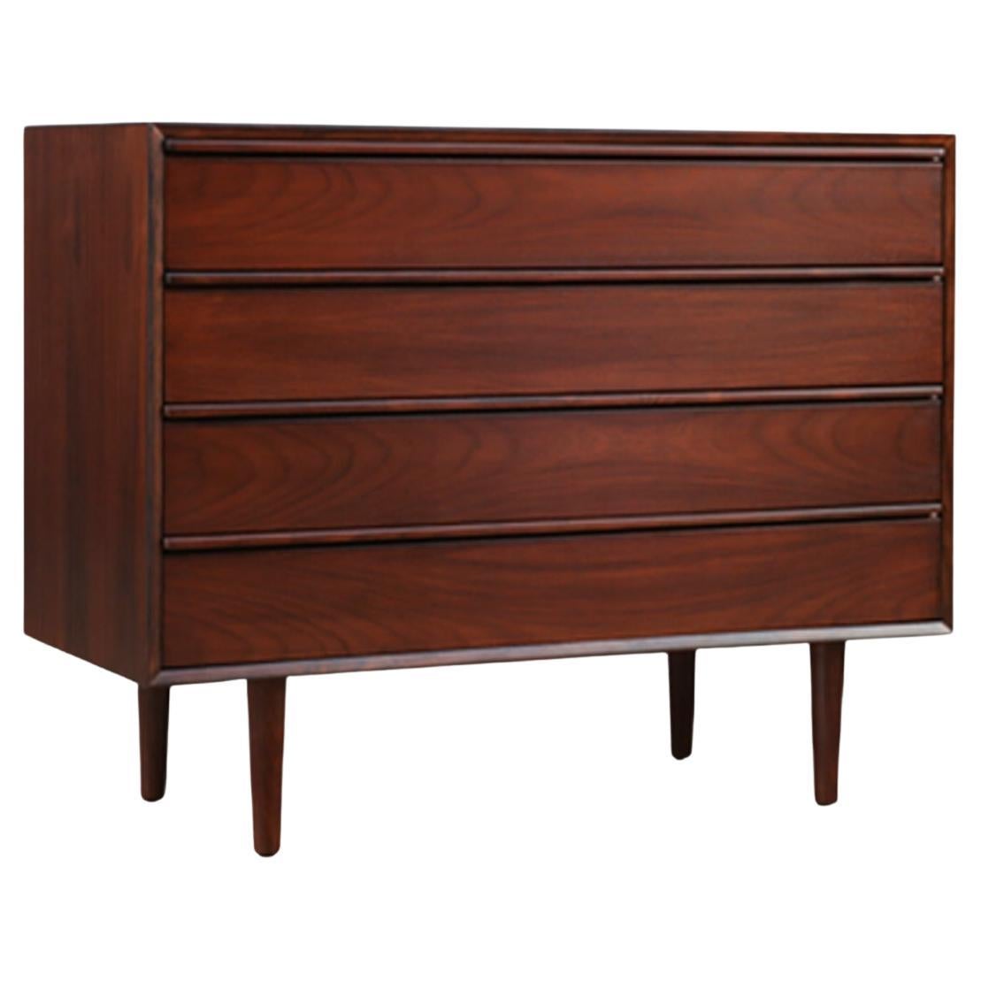 Mid Century Modern Scandinavian Rosewood Lowboy Dresser by Westnofa ...