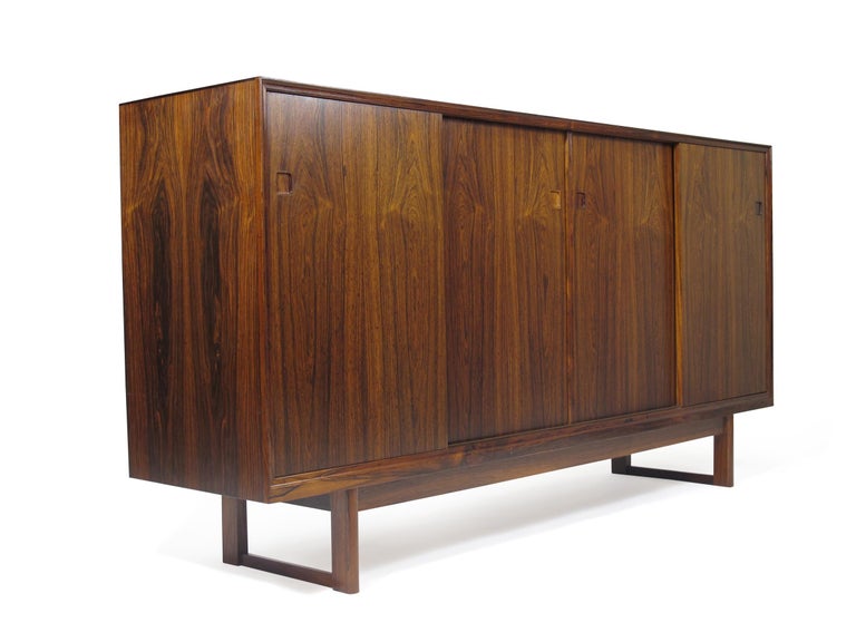 Scandinavian Modern Rosewood Sideboard at 1stDibs
