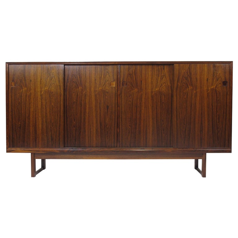 Scandinavian Modern Rosewood Sideboard at 1stDibs
