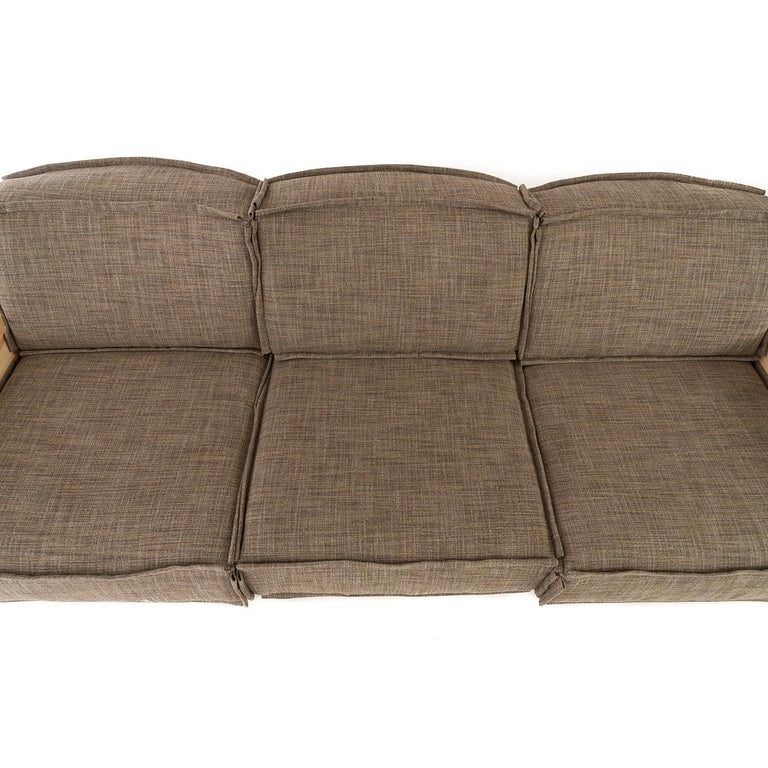 Scandinavian Modern Rustic Pine Sofa by Hameen Kalustaja For Sale at ...