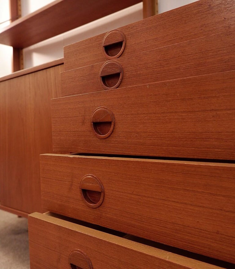 Scandinavian Modern Shelf Unit by Hansen and Guldborg - 1960s For Sale ...