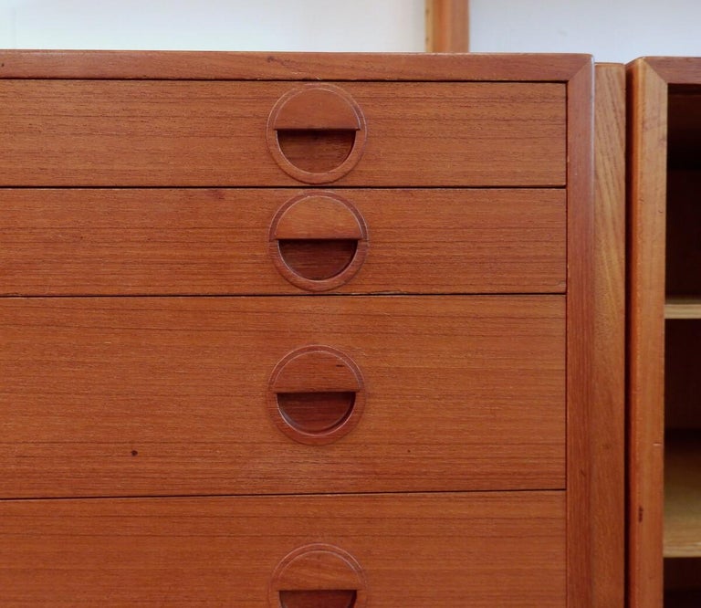 Scandinavian Modern Shelf Unit by Hansen and Guldborg - 1960s For Sale ...