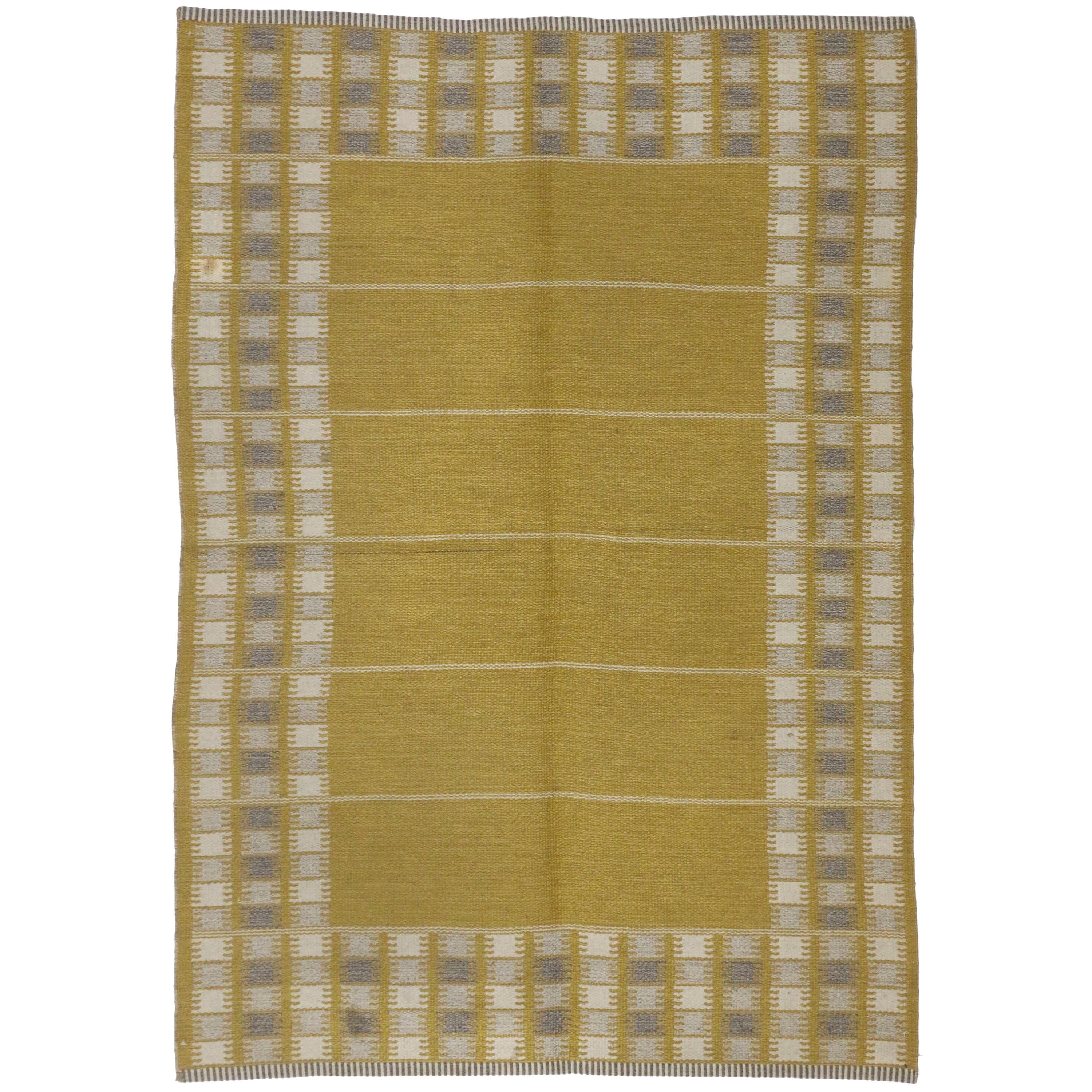 Modern Kilim Rug Geometric Kilim Area Rug Wool Cream Grey Rug For Sale ...