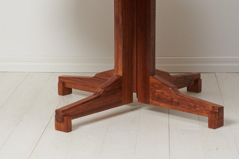 Scandinavian Modern Swedish Round Dining Table For Sale at 1stDibs