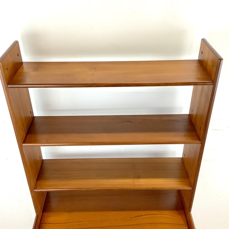 Scandinavian Modern Teak Chest of Drawers With Shelf Topper For Sale at ...