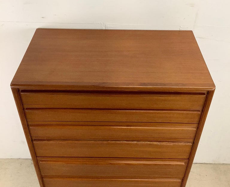 Scandinavian Modern Teak Highboy Dresser From Lyby Mobler For Sale at ...