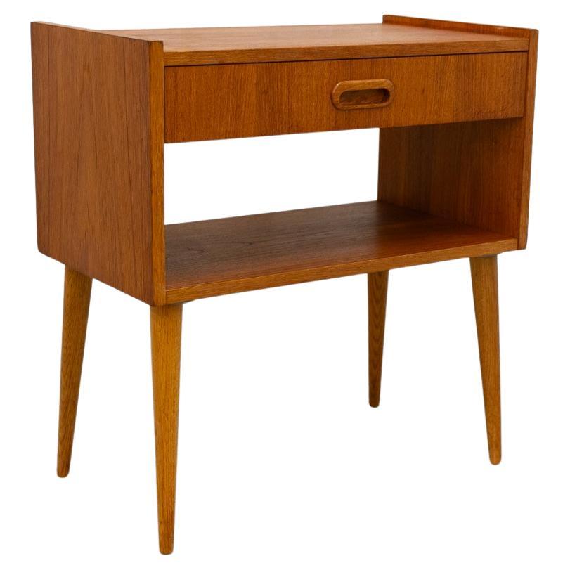 rare Scandinavian solid wood night table by Arne vodder danish 1960's ...