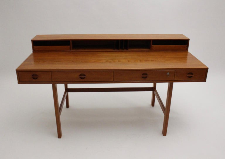 Scandinavian Modern Vintage Teak Writing Desk by Jens Quistgaard, circa ...