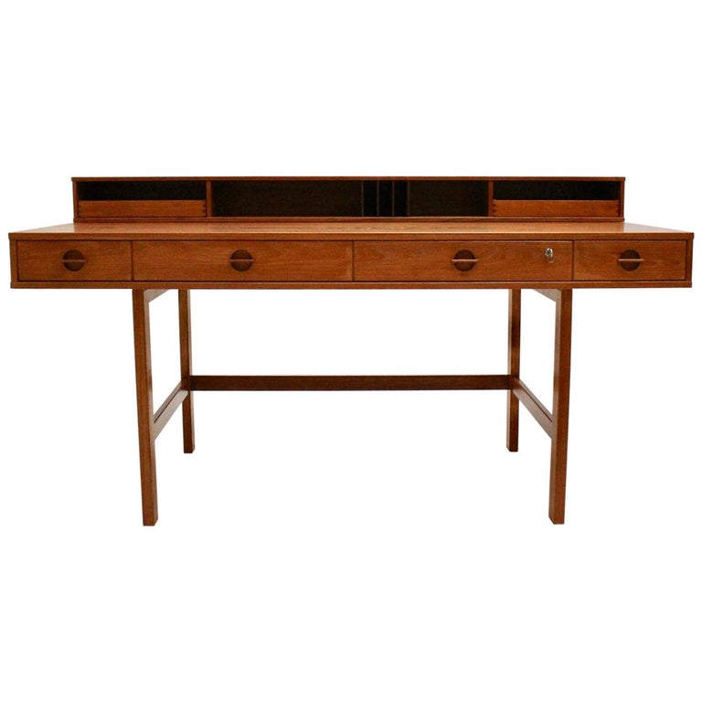 Scandinavian Modern Vintage Teak Writing Desk by Jens Quistgaard, circa ...