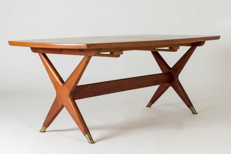 Scandinavian Modern"Captains" Dining Table by Fredrik Kayser, Norway ...