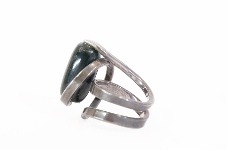 Scandinavian Modernist Ring by Erling Christoffersen for Plus, 1960s ...