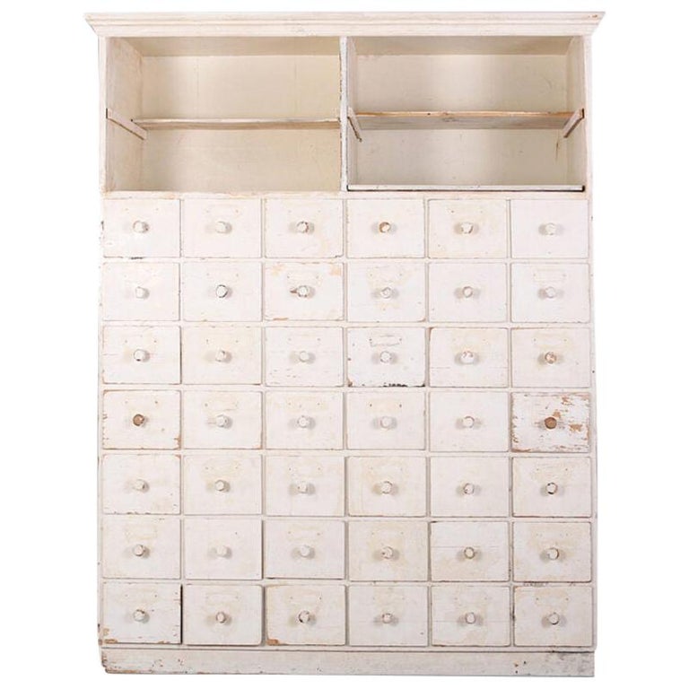 Scandinavian Multi-Drawer Apothecary or Collector's Chest at 1stDibs